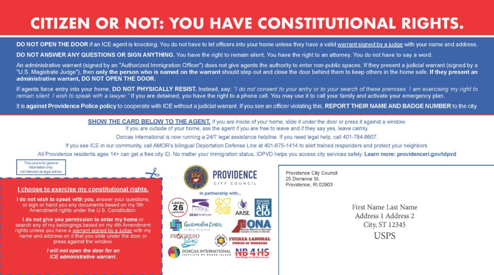 Your Rights - Providence City Council